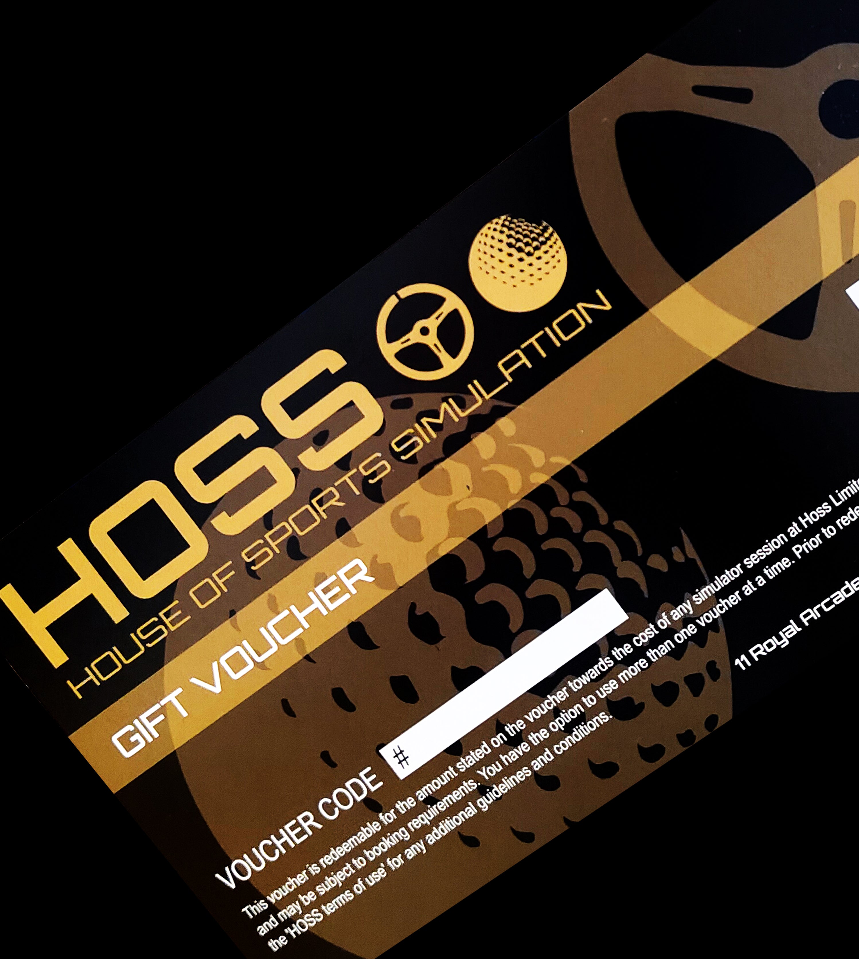 GIFT VOUCHER: Golf & Motorsport Experiences – HOUSE OF SPORTS SIMULATION